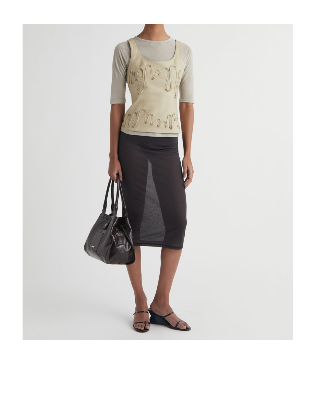 PALOMA WOOL PALOMA WOOL Sleeveless Embroidered Top with Side Ties